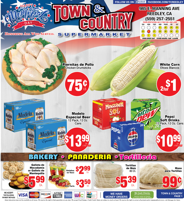 Print Weekly Specials | Town & Country Supermarket | Weekly Specials