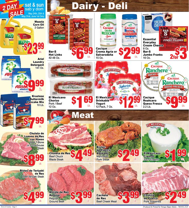 Print Weekly Specials | Town & Country Supermarket | Weekly Specials